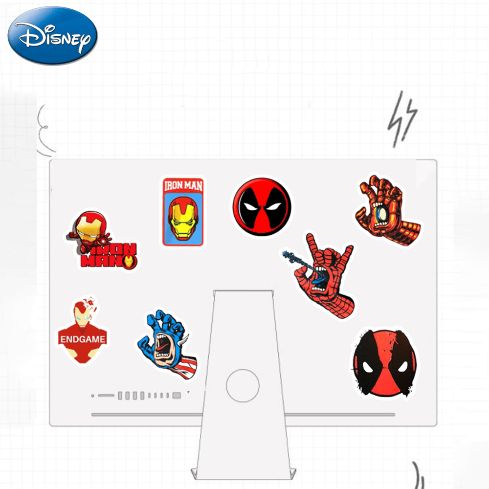 Marvel 50PCS Marvel Avengers Officially Licensed Vinyl Stickers Q ...