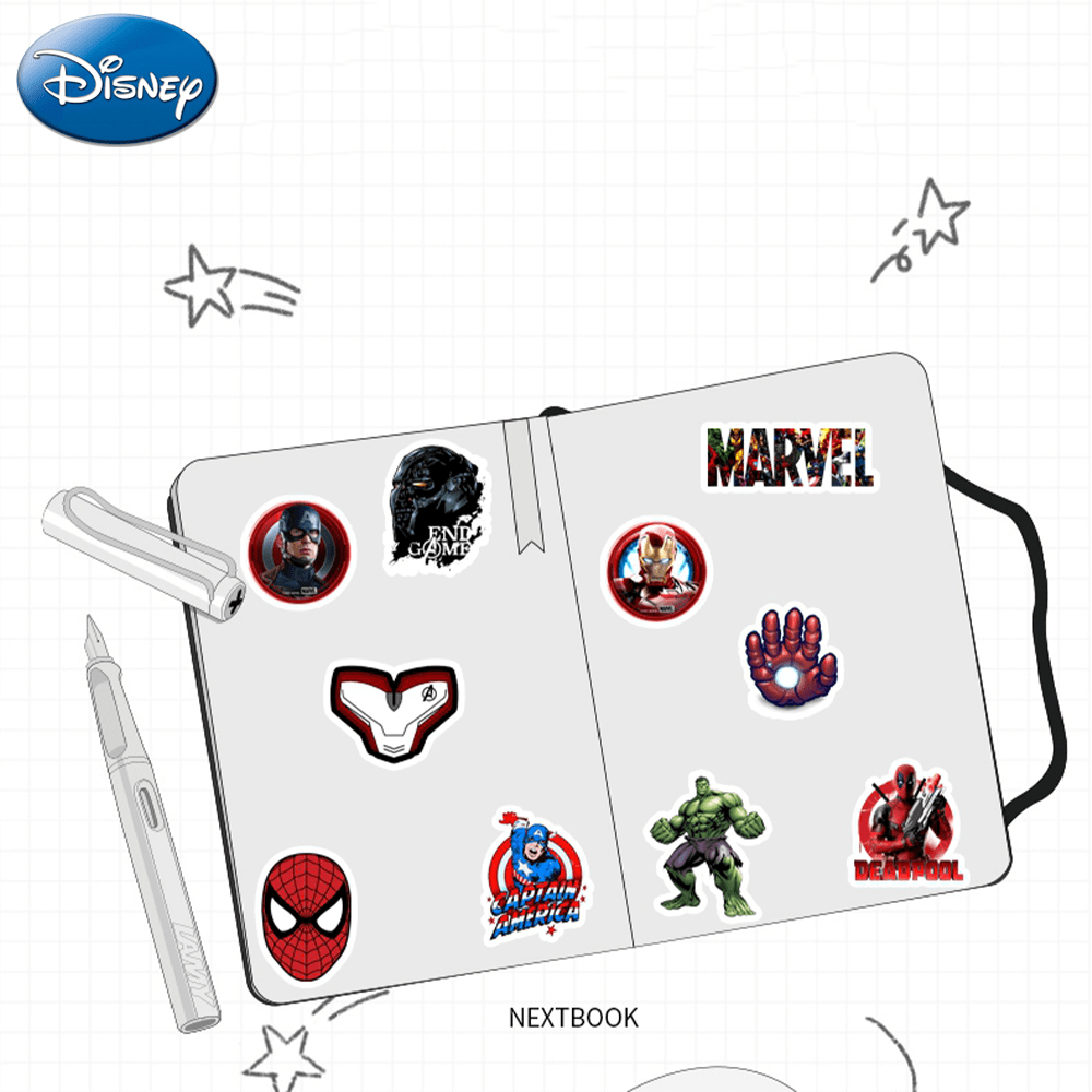 Marvel 50PCS Marvel Avengers Officially Licensed Vinyl Stickers Q ...