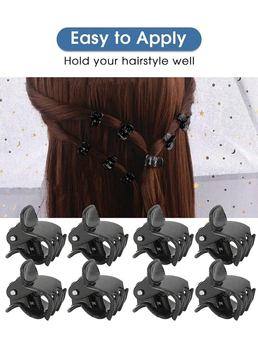 20Pcs Cute Durable Mini Hair Claw Clips 1cm,Small Hair Claws Great For ...