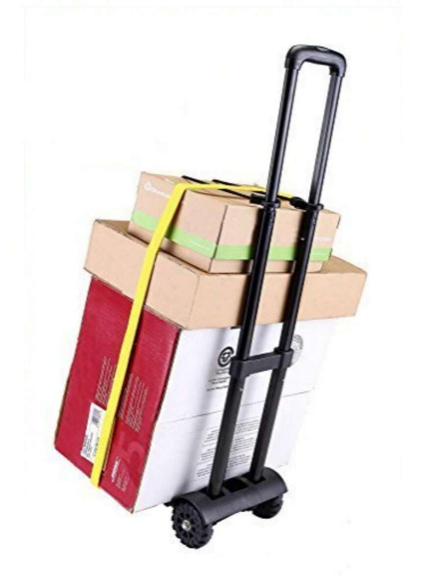 A Small Portable Household Trolley, Retractable Pull Rod, Can Be ...