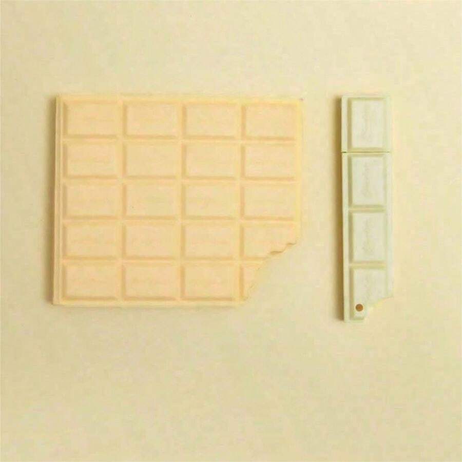 Pack Of 2 Chocolate Notebooks And A Chocolate Pen (Pink/Brown/Yellow ...