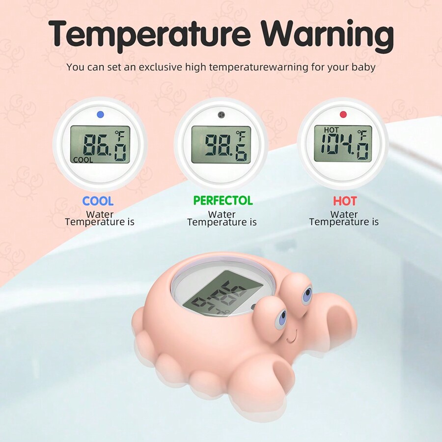 1pc Baby Bath Bathtub Thermometer For Infant - Safety Bath Tub Water Temperature Digital ...