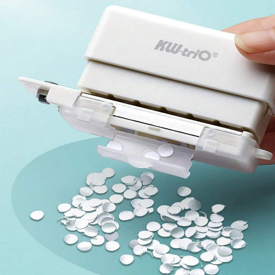 1pc Handheld 6-Hole Paper Punch, Mini Perforator, 5.5mm Punch Diameter ...