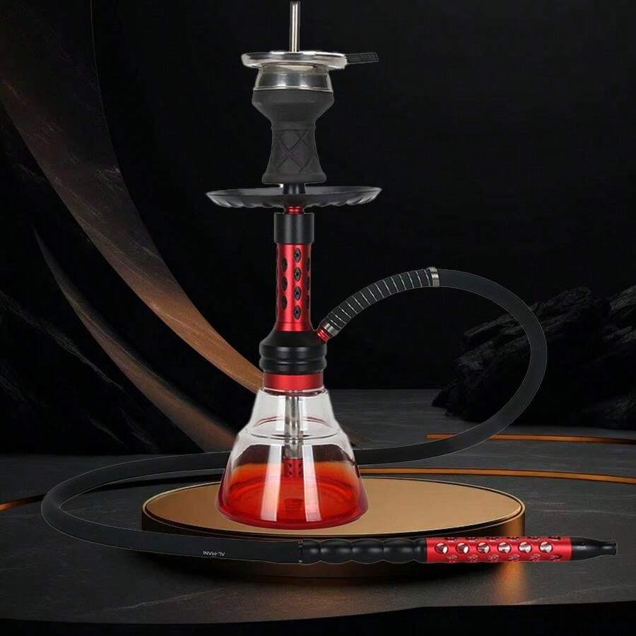 Conjunto de shisha de lujo - Botella de vidrio hecha a mano con eje de ...