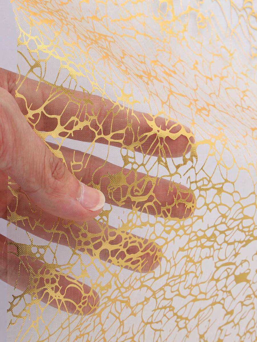 1pc 28cm Gold Hot Stamping Gold Foil Table Runner, Birthday Wedding ...