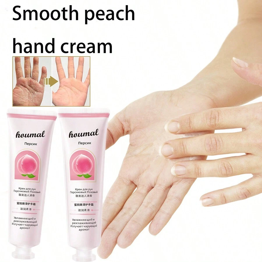 Peach Smooth Hand Cream, Moisturizing, Nourishing, Non-Greasy, Fragrant ...