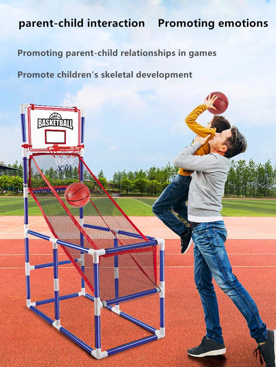 Wall-Mounted Basketball Board, Portable Dismountable Basketball Hoop ...