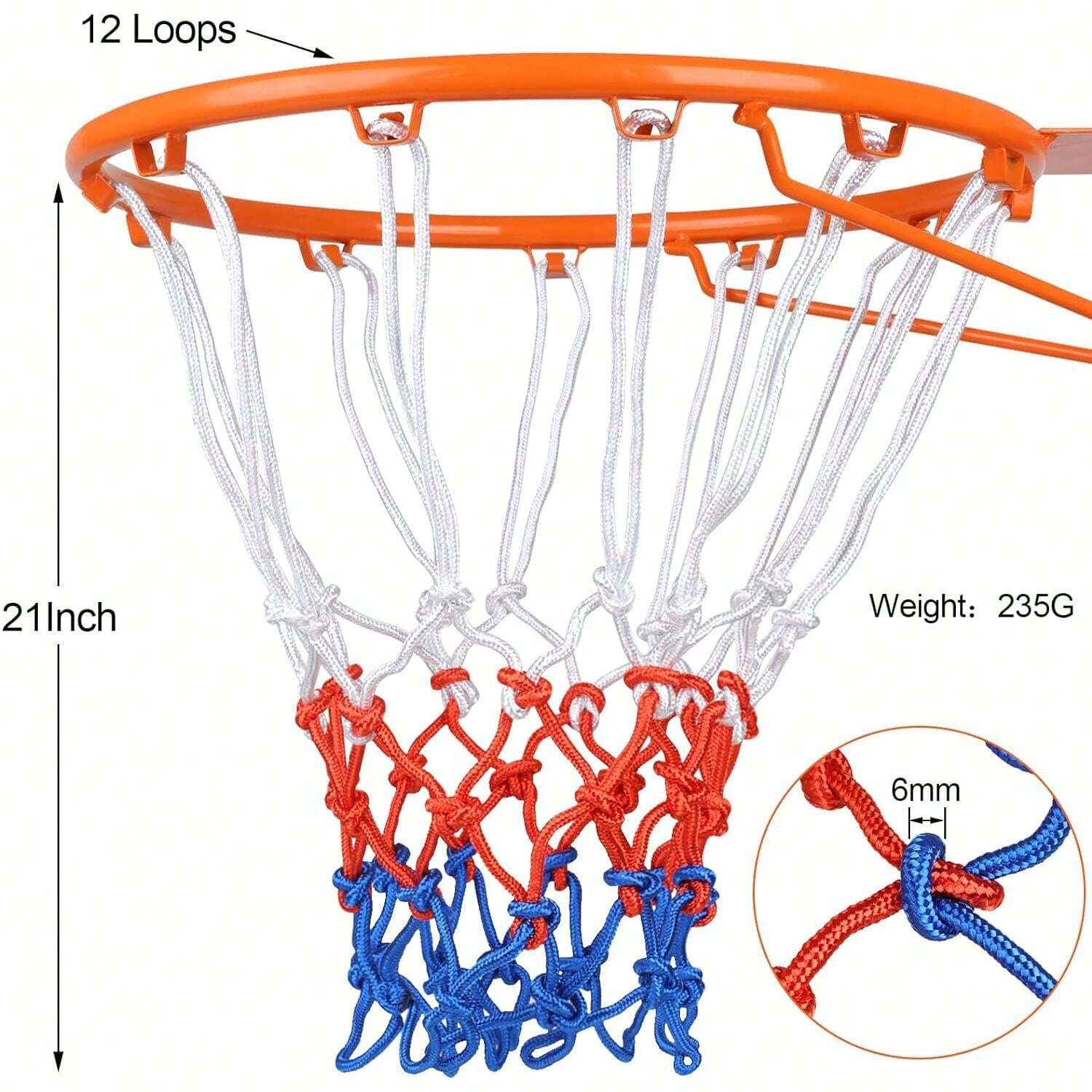 1pc Outdoor Basketball Net - Basketball Accessories/Standard Net Size ...