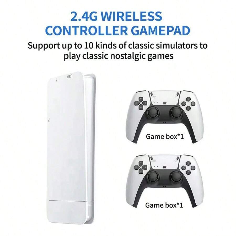 M15 Game Stick Mini TV Handheld Portable Nostalgic Game Console Emulator Wireless Gamepads Video ...