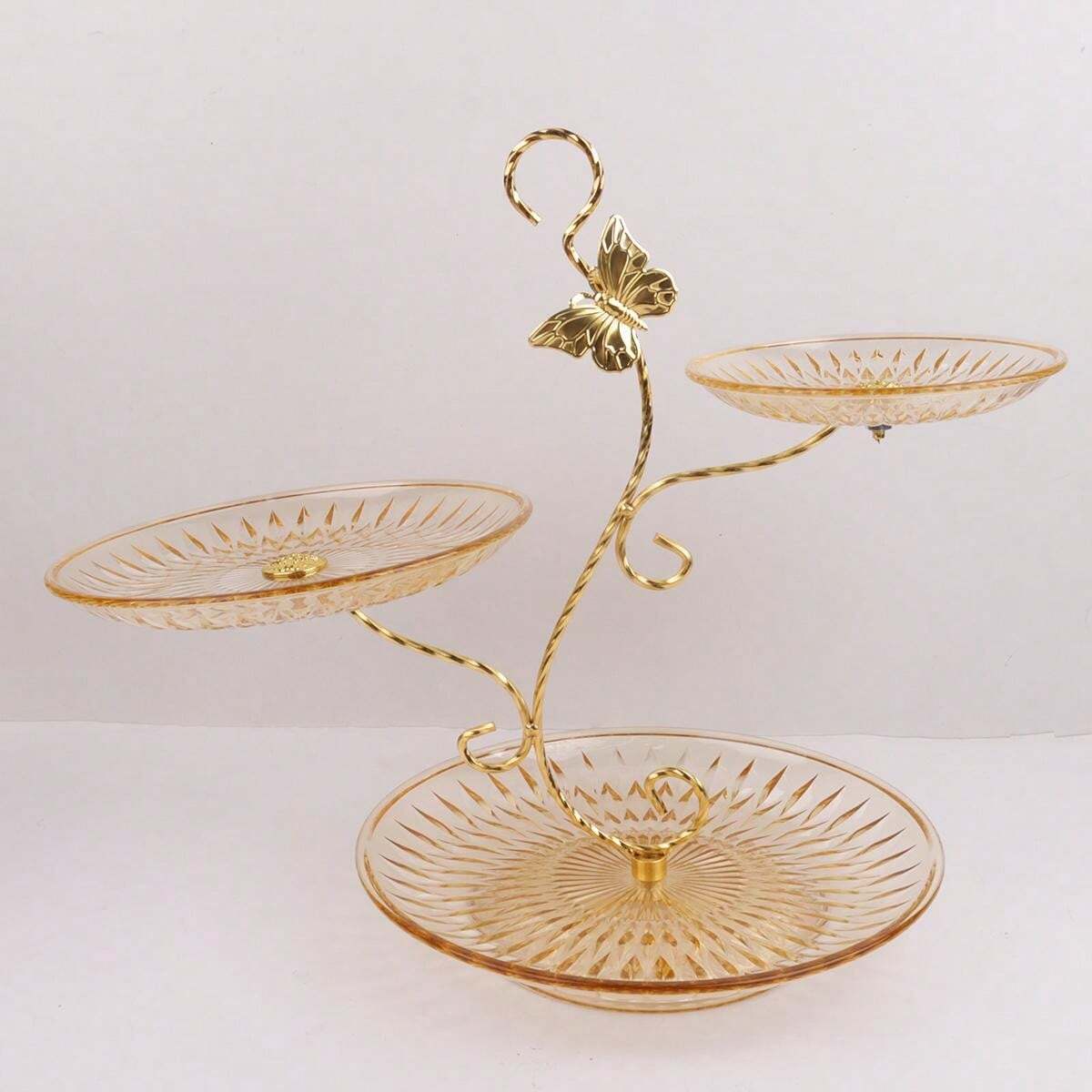 High-End Candy Tray With Three Layers For Snacks, Fruits, And Other ...