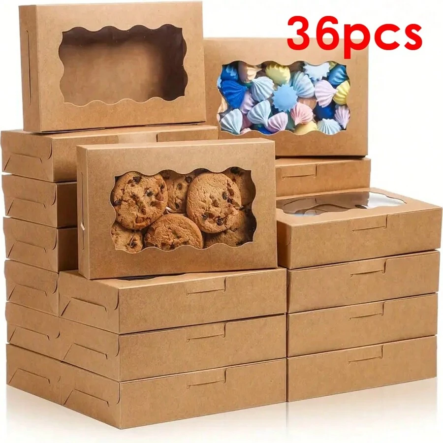 36 Caixas de Biscoitos, Caixas de Pastelaria, Caixas de Presente de ...