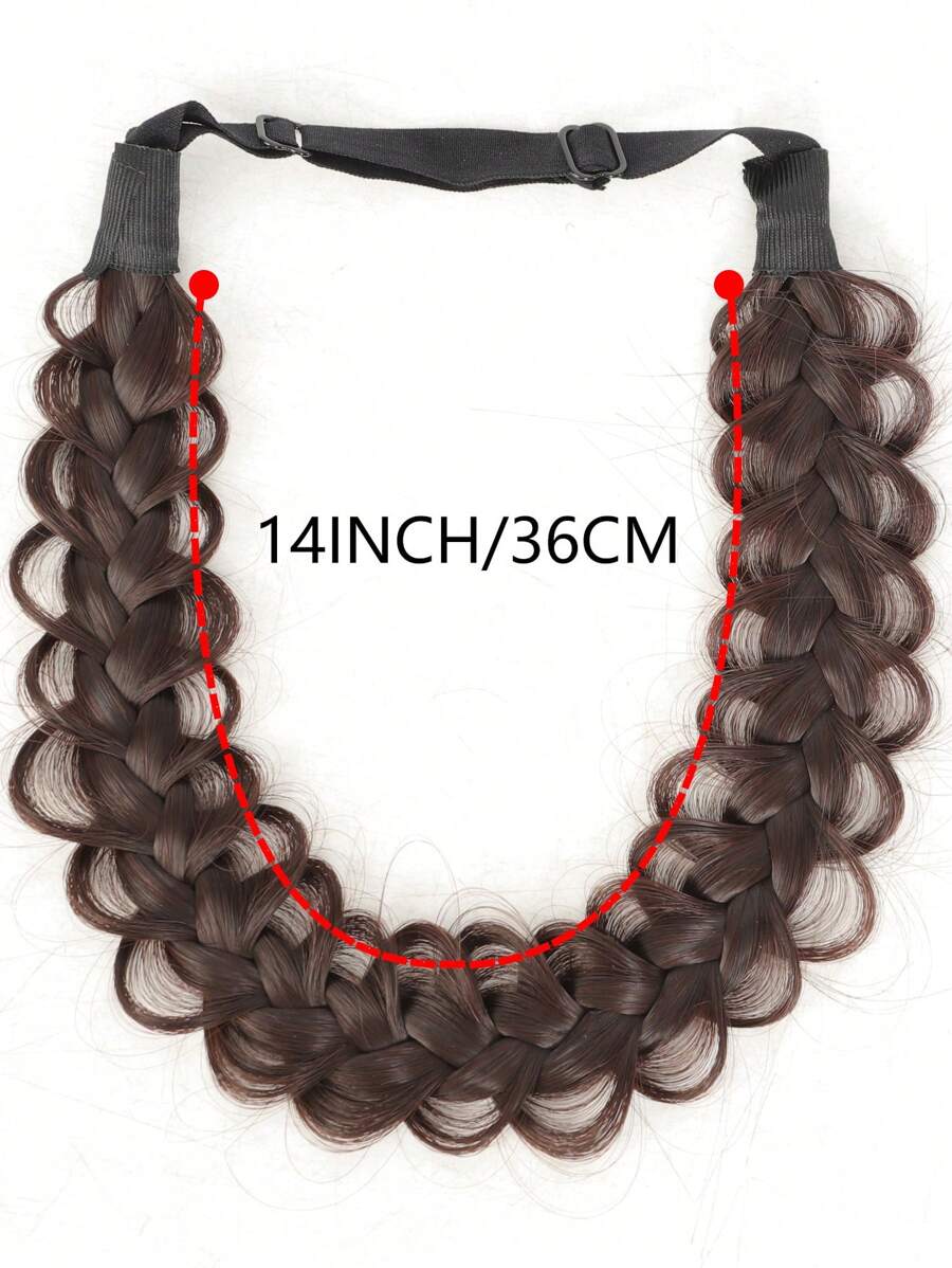 Cabelo sintético (1 pacote) Faixa de cabeça trançada de cabelo de 2 ...