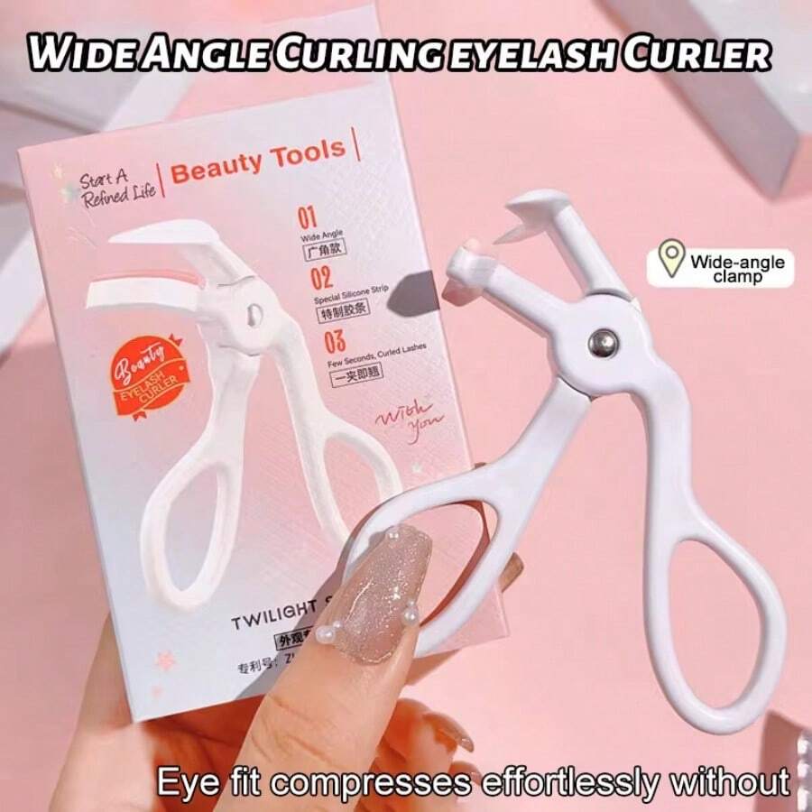 No Pinching Pulling Portable Eyelash Curler For Short Lashes Lifts ...