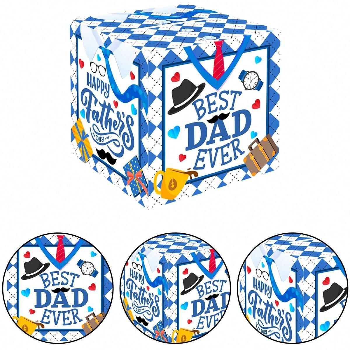 Happy Father's Day Money Box Best Dad Ever Surprise Gift Box With Pull ...