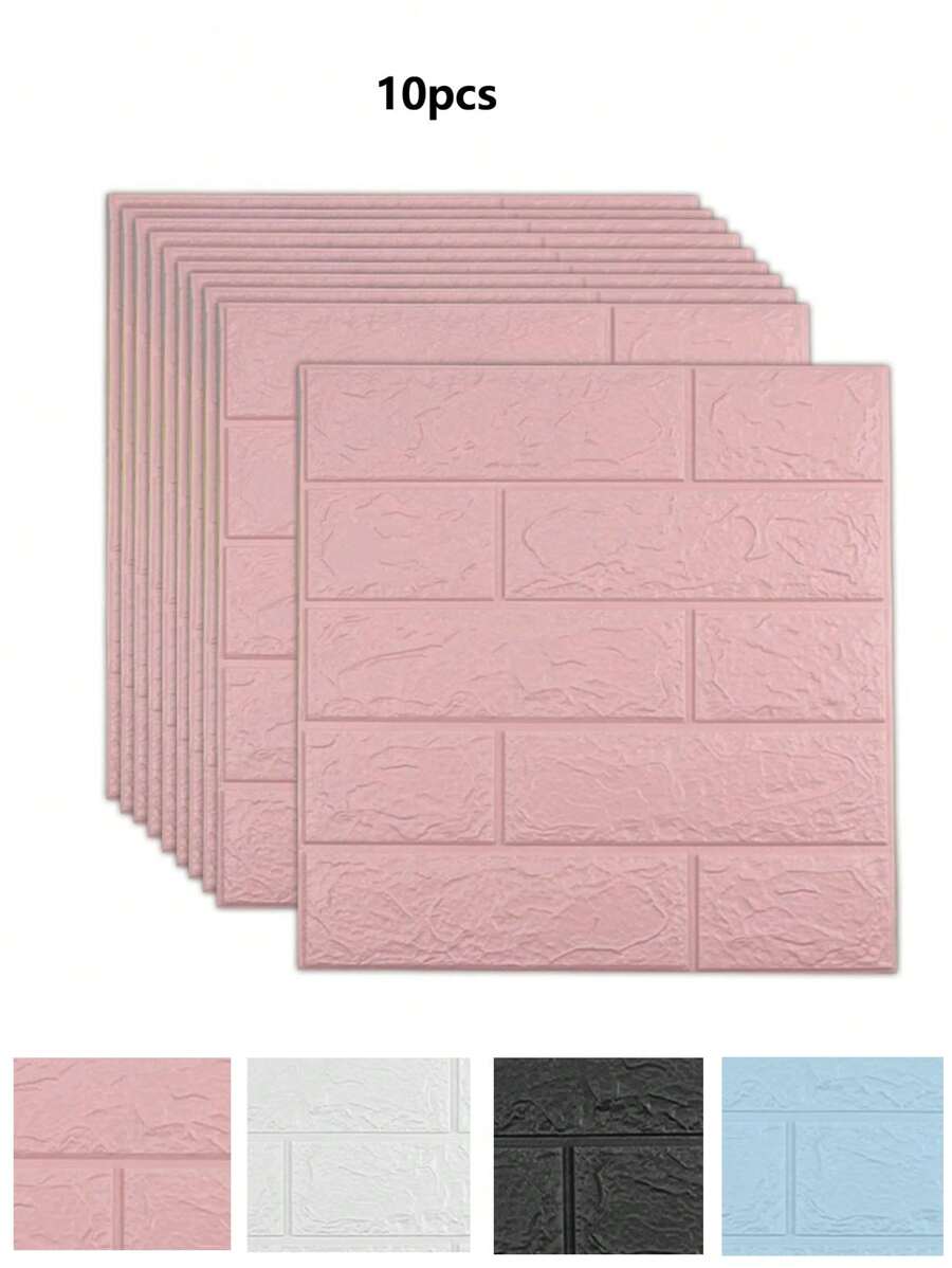 10 PCS White 3D Wall Panels, 29 Sq.Feet Coverage, Printable Wallpaper ...