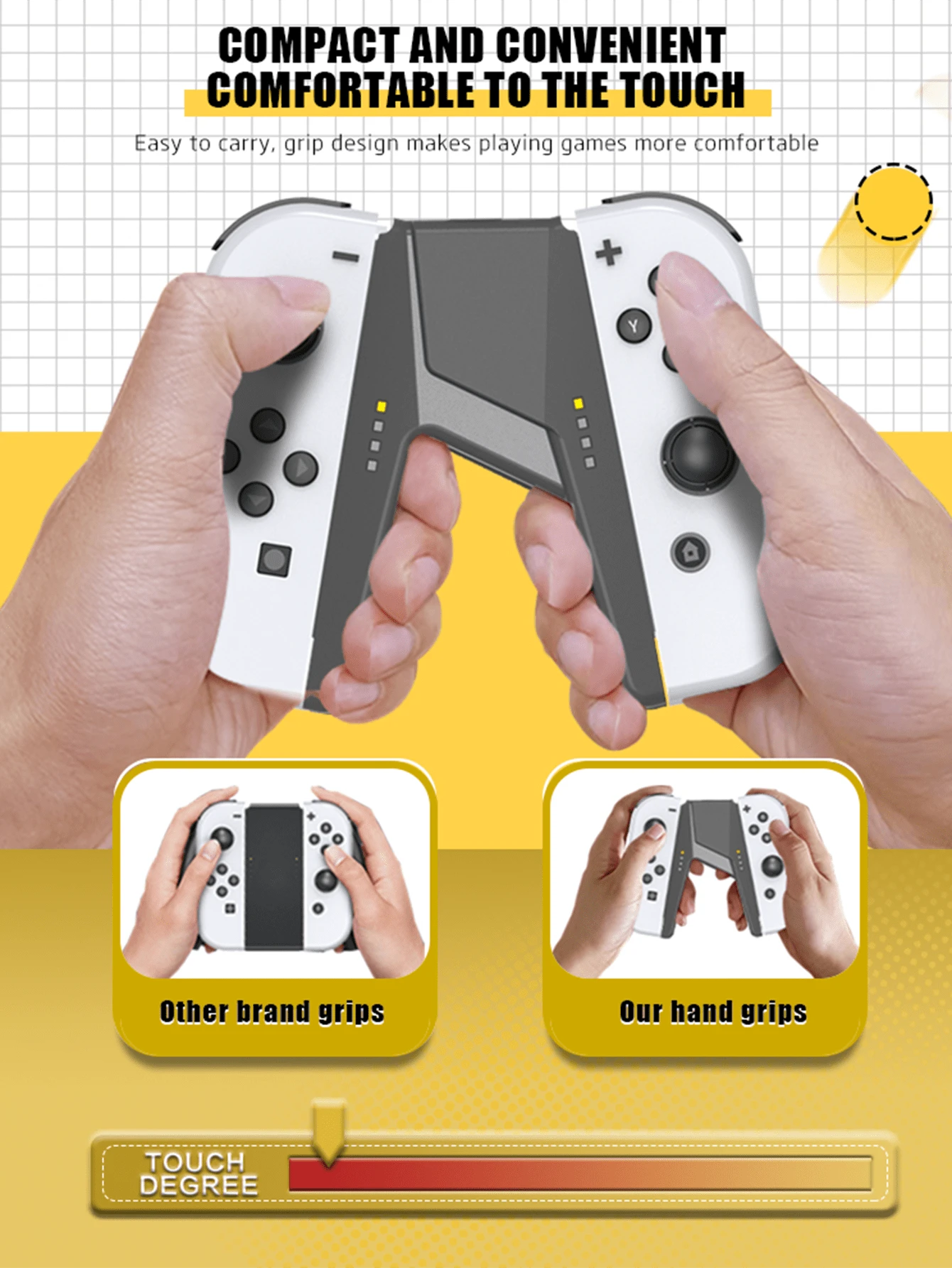 HONSON Switch Joy-Con Charging Grip - Portable Charger For Switch ...