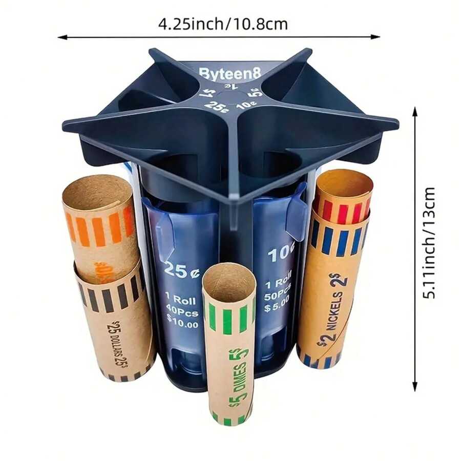 5-In-1 Coin Sorter With Storage Tube - Quick & Accurate Counting ...