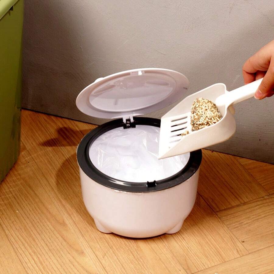 Cat Litter Trash Can With Garbage Bags | SHEIN USA