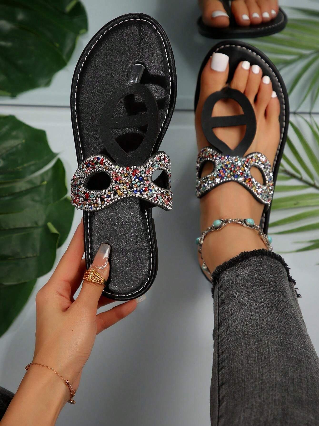 Sandalias de moda y sencillas para mujer con estilo versátil de ...