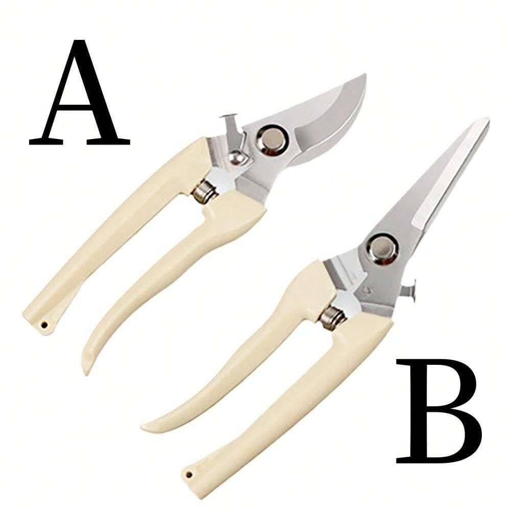 Stainless Steel Pruning Shears Multi-Purpose Garden Pruning Tool Garden ...
