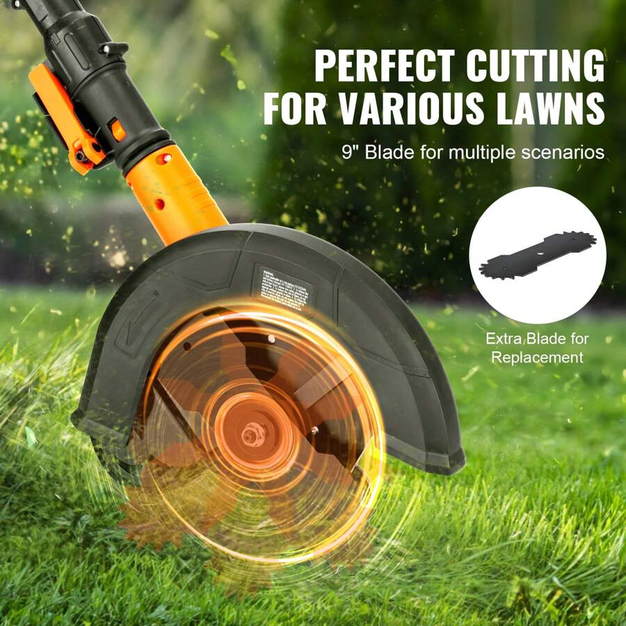 VEVOR VEVOR Lawn Edger, 20 V Battery Powered Cordless Edger, 9-Inch ... VEVOR VEVOR Lawn Edger, 20 V Battery Powered Cordless Edger, 9-Inch ...