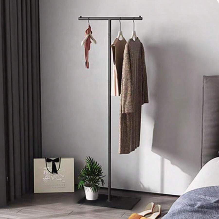 1pc Modern Standing Clothes Hanger Rack For Home Bedroom, Simple ...