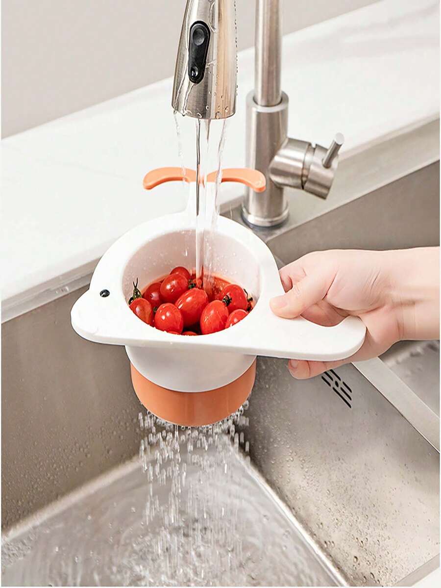 1pc Kitchen Sink Drainer Basket Adjustable Expandable Strainer, Dry ...