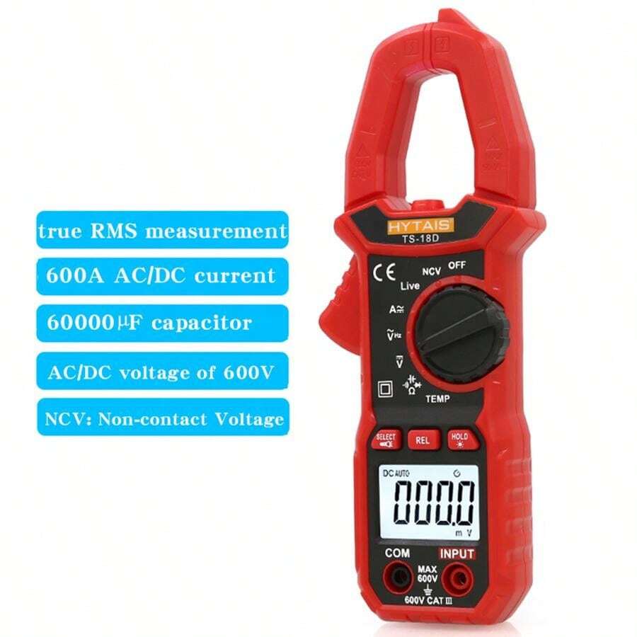HYTAIS TS-18D Current Digital Clamp Meter High Precision Multimeter ...