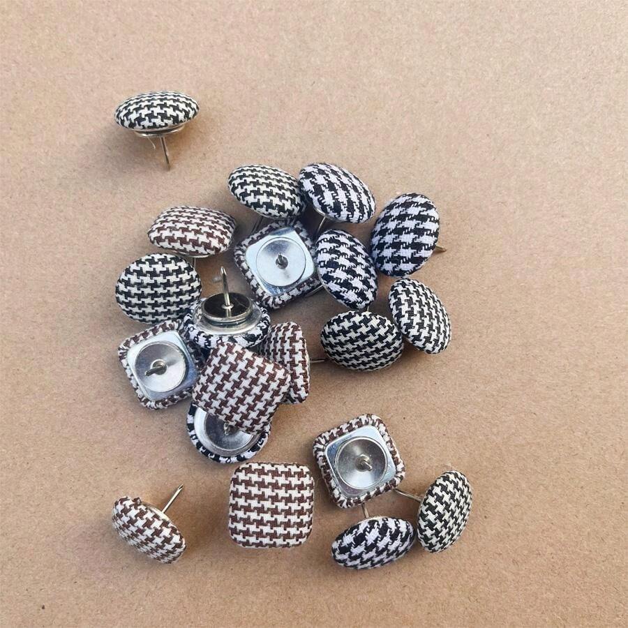 20 piezas chinchetas creativas con forma cuadrada para tableros de ...