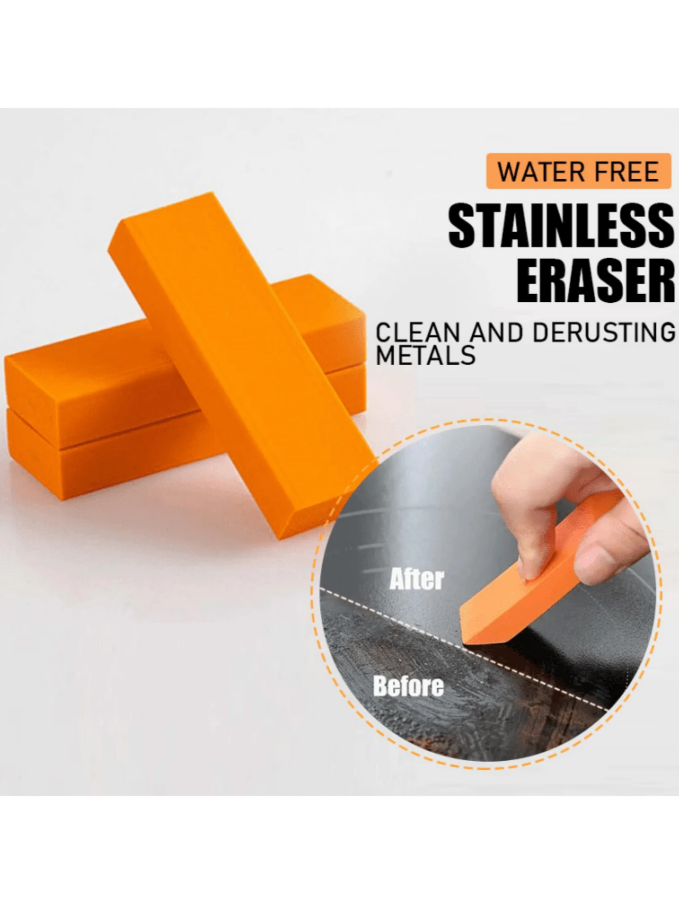 1pc- Scale Cleaning Eraser, Bathroom Faucet Scale Cleaning Eraser ...