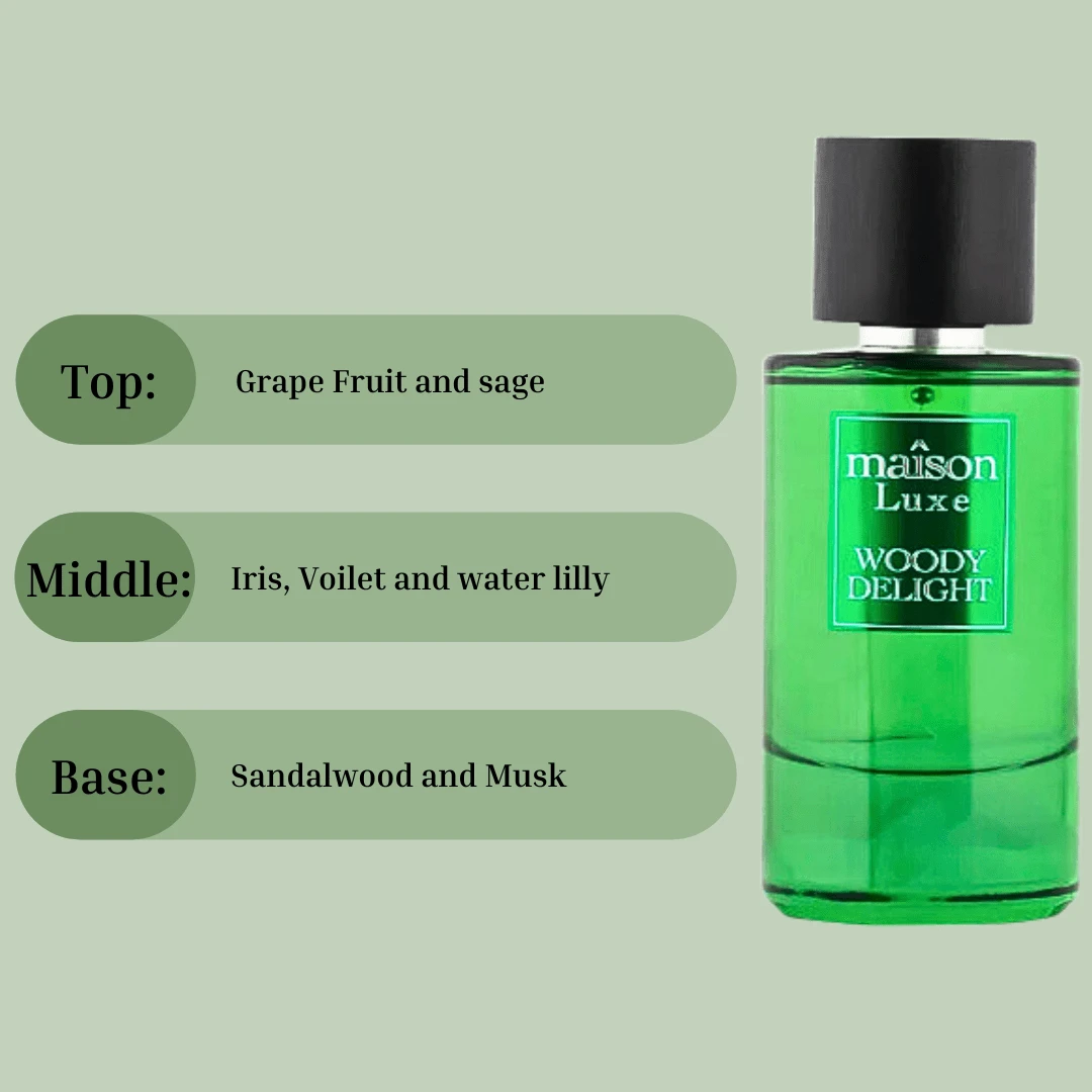 Hamidi MAISON LUXE WOODY DELIGHT EDP Spray 110ML (3.8 OZ) By Hamidi | Indulge Yourself In The ...