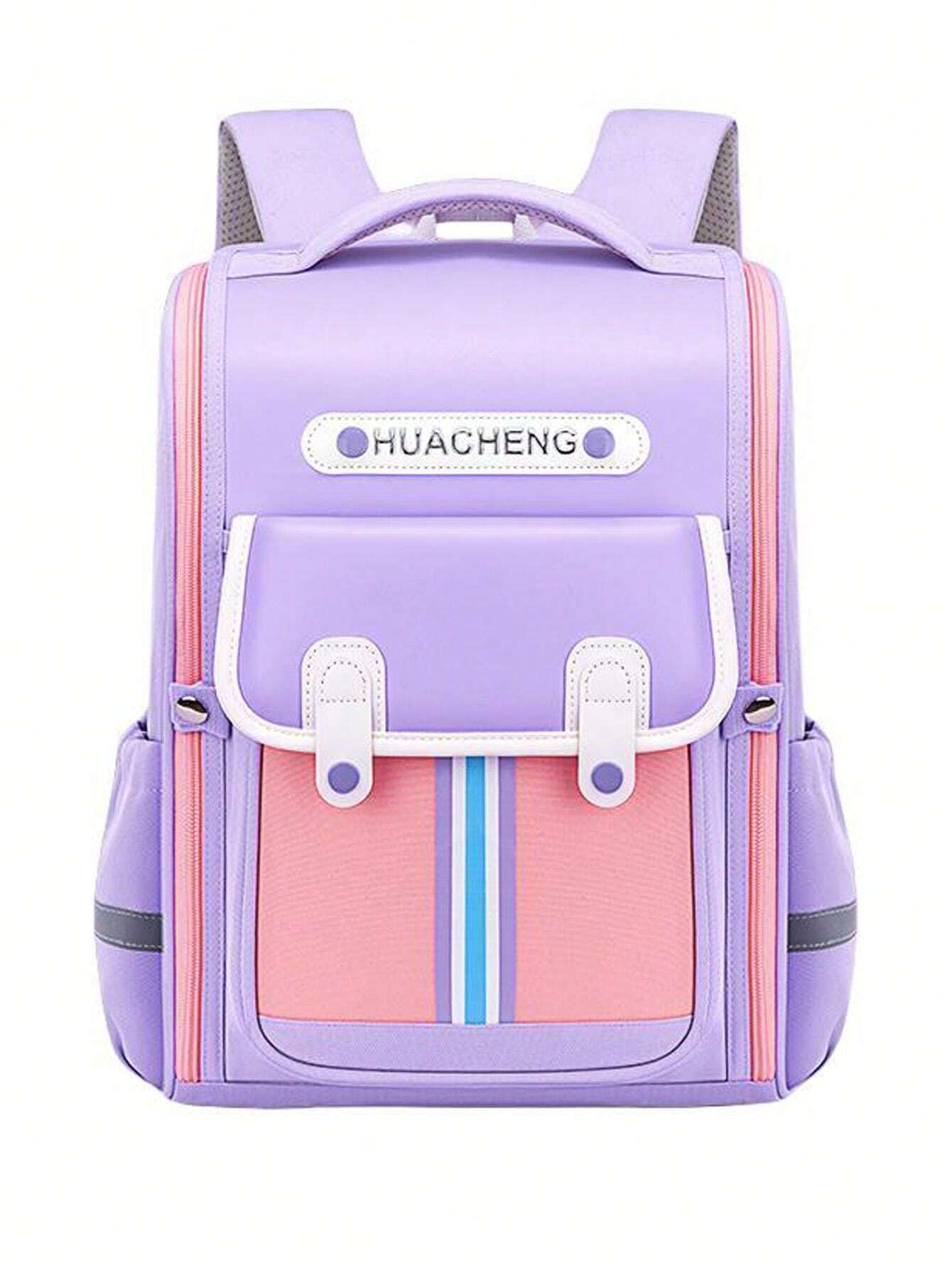 British Style College Student Waterproof Pressure-Reducing Large ...