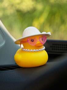 Set de decoración para interior de coche DIY con patito de goma para el ...