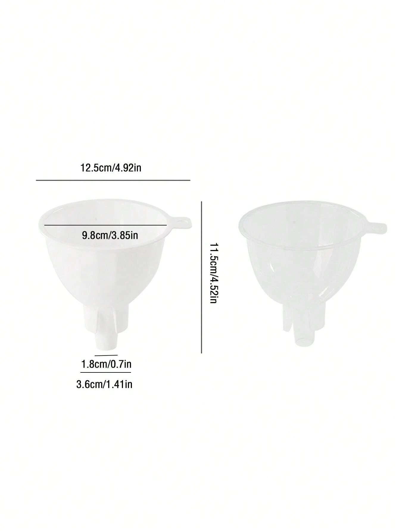 1pc Japanese Style Kitchen Multi-Purpose Funnel With Hanging Clip And Clip Design, Oil And ...