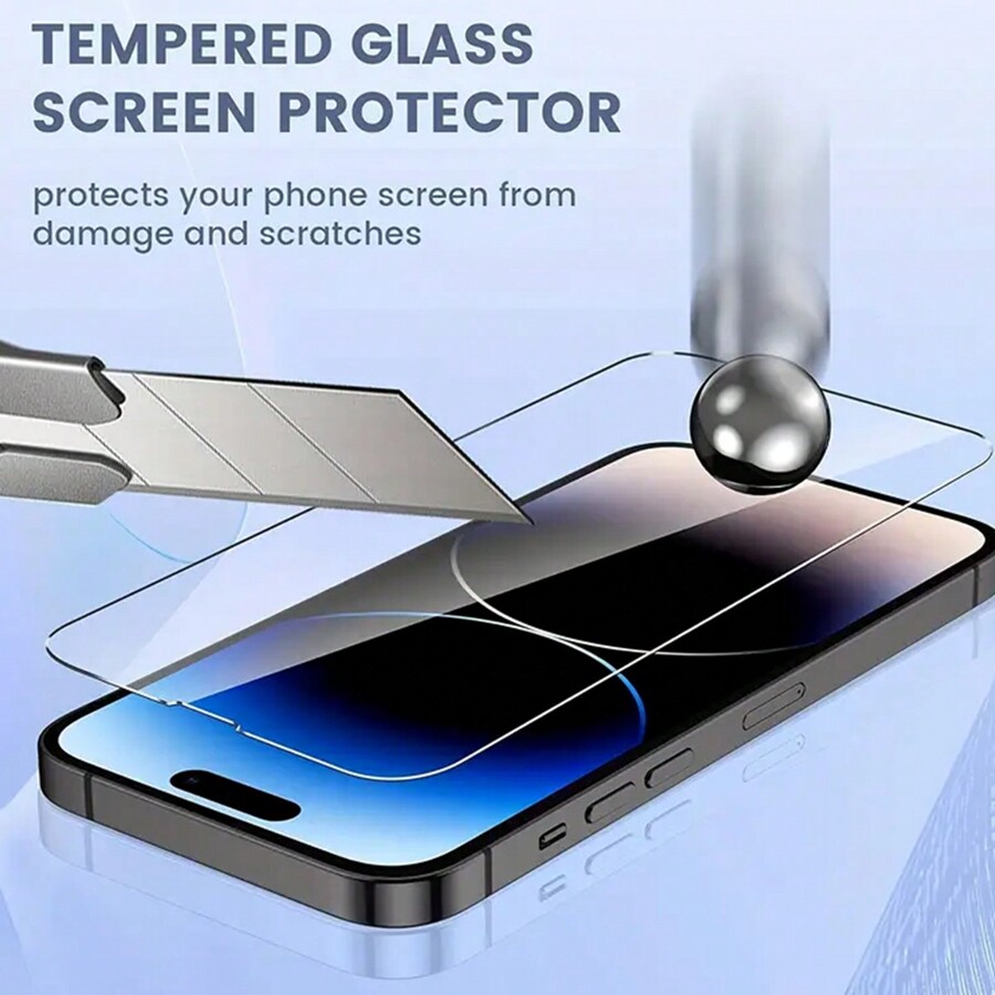 Tempered Glass Screen Protector And Phone Rear Glass Protector With ...