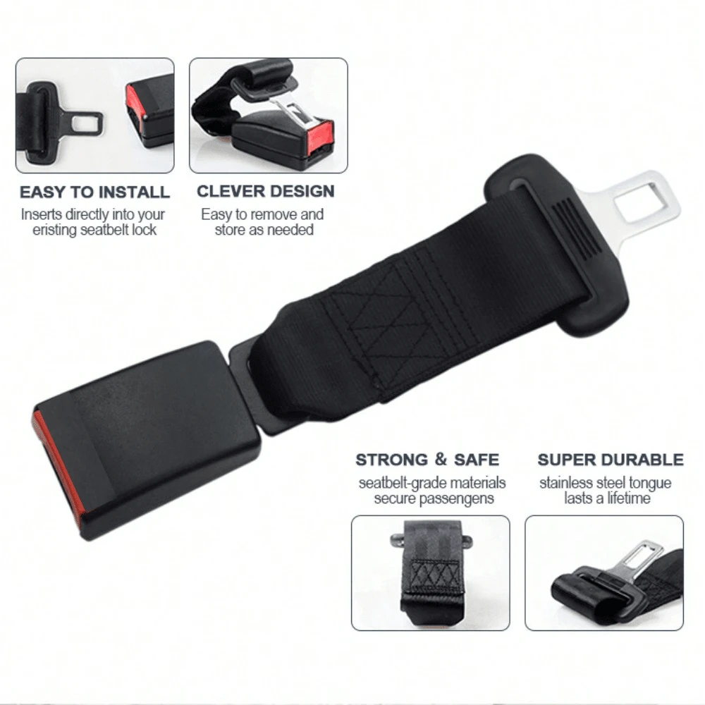 Niversal Car Seat Belt 30cm Seat Belt Extension Buckle Seat Belt Clip