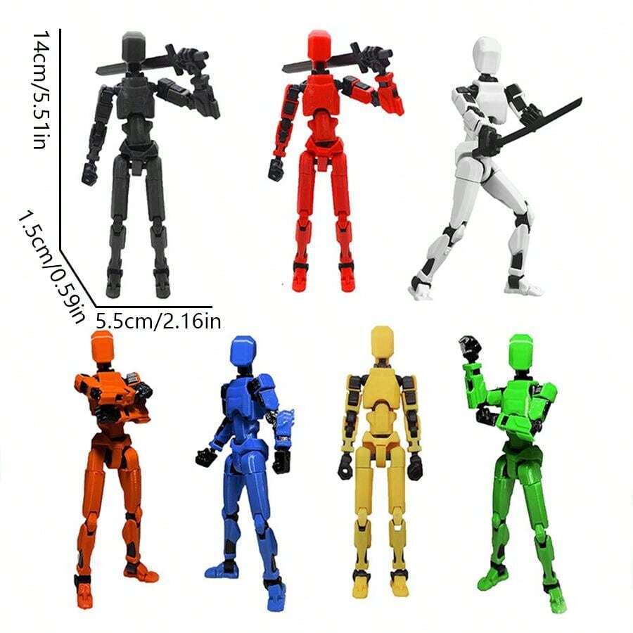 13-Joint Movable Dummy Articulated Posable Figure Model For Art Drawing ...