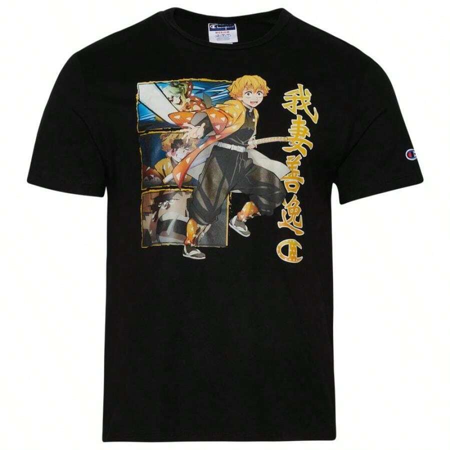 Champion Zenitsu T-Shirt - Boyfriend Style Men's | SHEIN USA