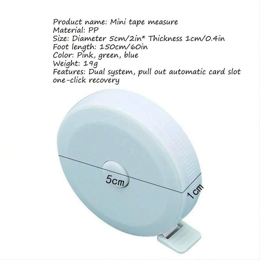 Mini Tape Measure For Traveling, 1.5m /60 Inch Tape Measure, Nordic ...