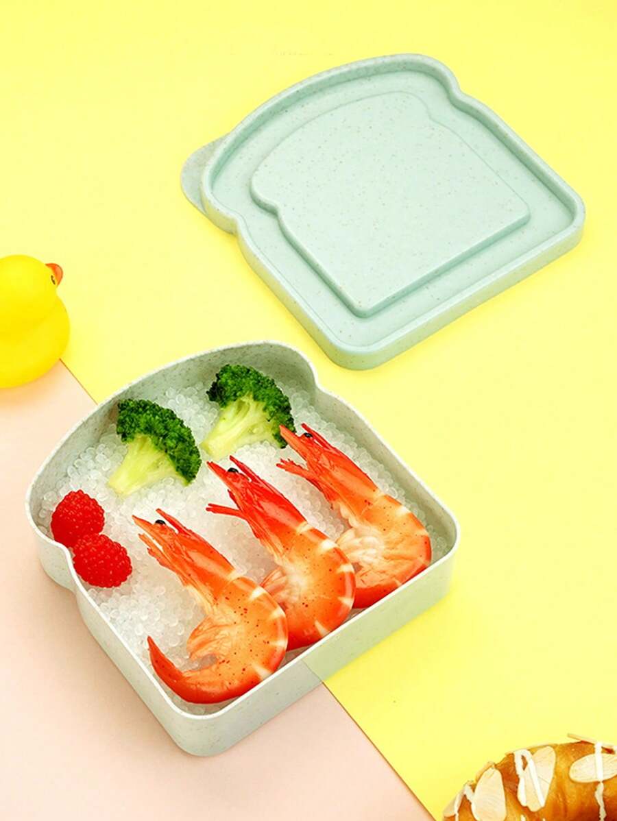 1ชิ้น กล่องเก็บแซนวิชแบบพกพา Toast Bento กล่องอาหารปิคนิคกล่องเก็บอาหาร ...