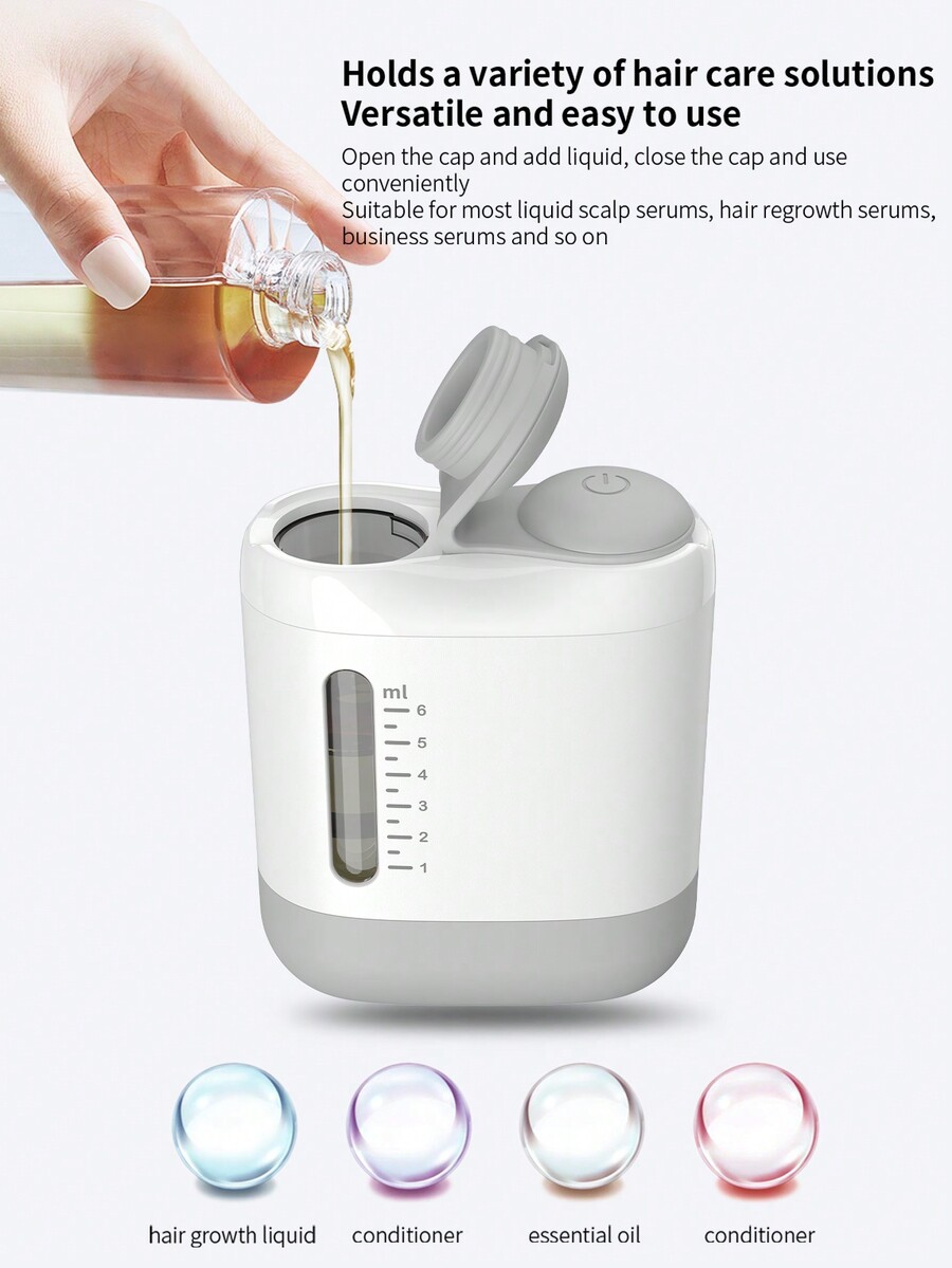 2 In 1 Hair Oiling Applicator&Scalp Oil Applicator,Electric Hair Oil ...