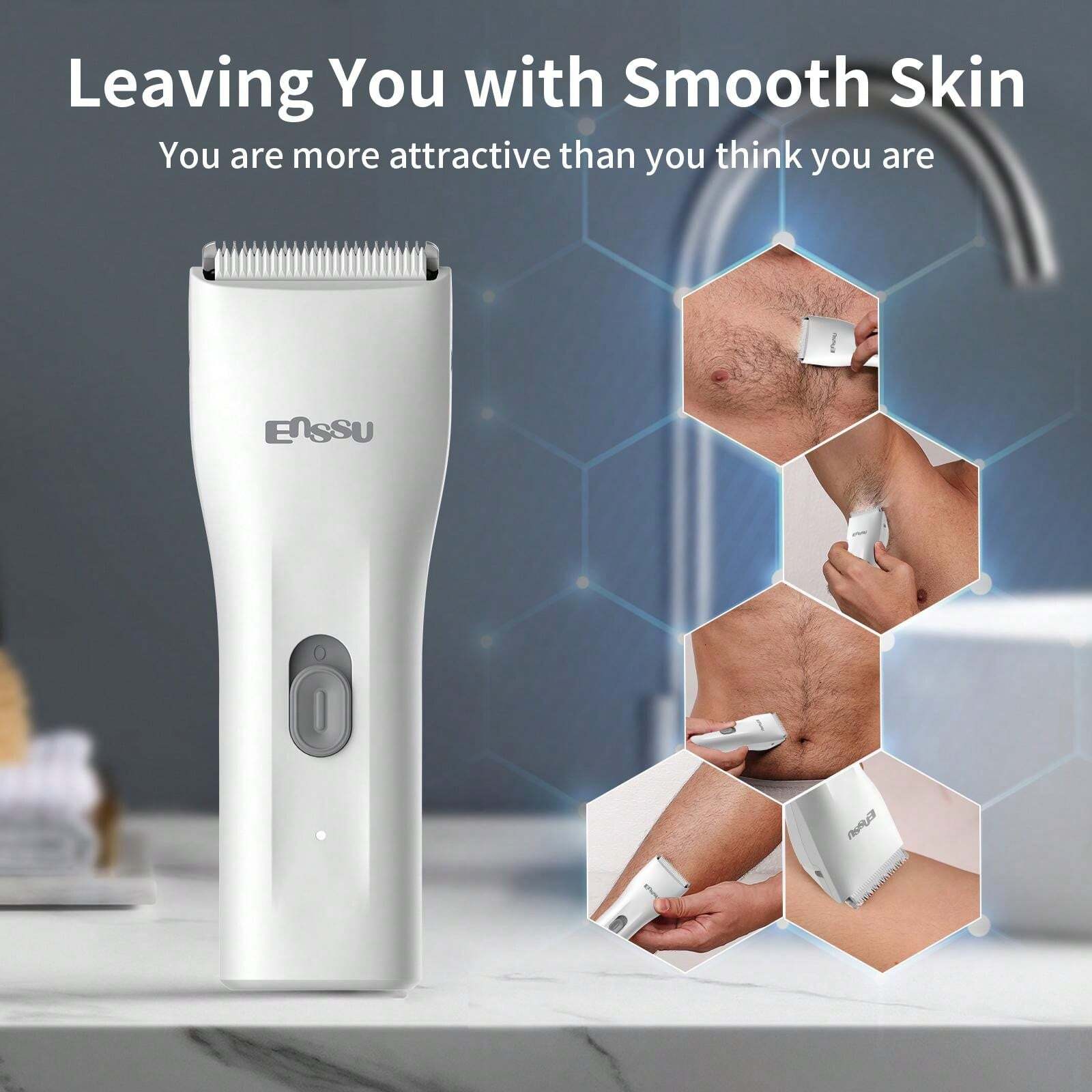 Professional Groinandbody Manscape Trimmer For Men Electric Ball Shaver