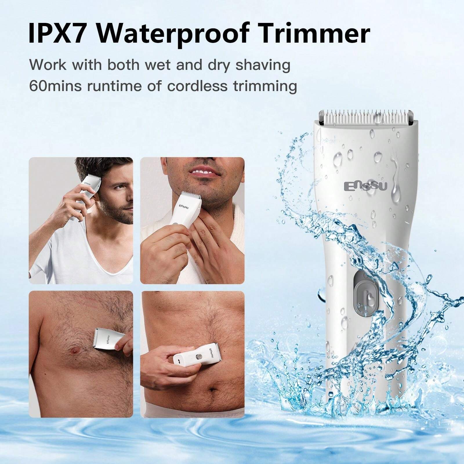 Professional Groin&Body Manscape Trimmer For Men, Electric Ball Shaver ...