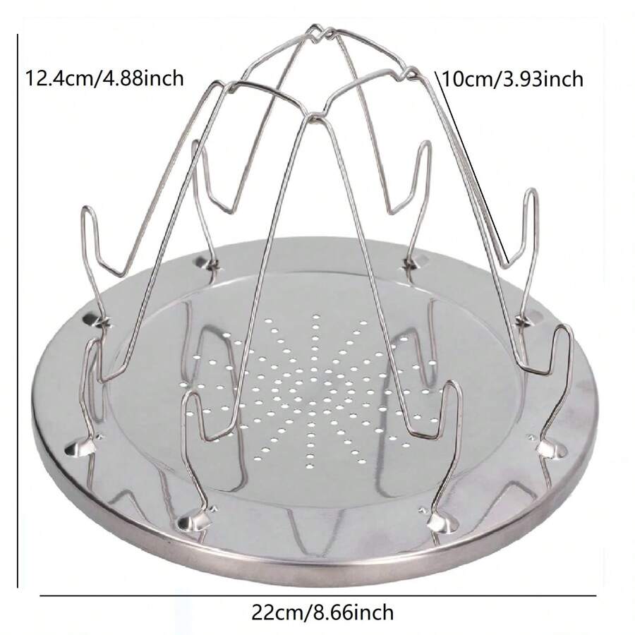 Folding Camping Toaster, Stainless Steel 4 Slices Bread Stand, Portable ...