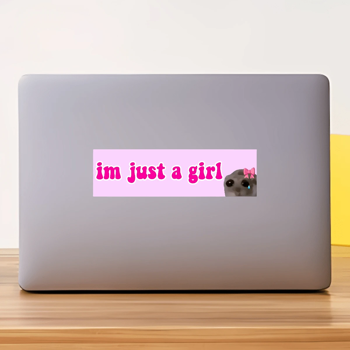 1PC Im Just A Girl - Humorous Bumper Sticker, Funny Meme Decal For Cars ...