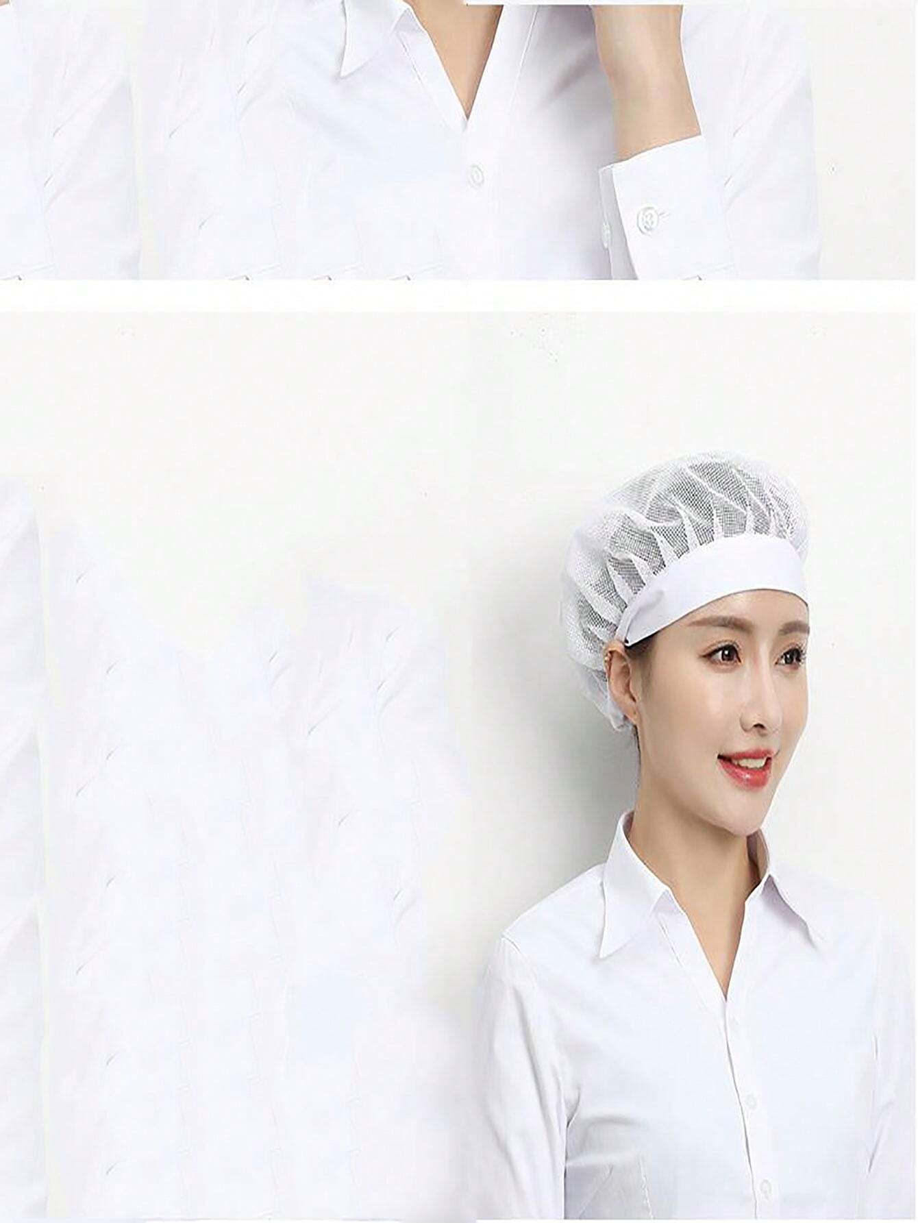 1pc New Women's Chef Hat, Kitchen Food Factory Workshop Work Cap ...
