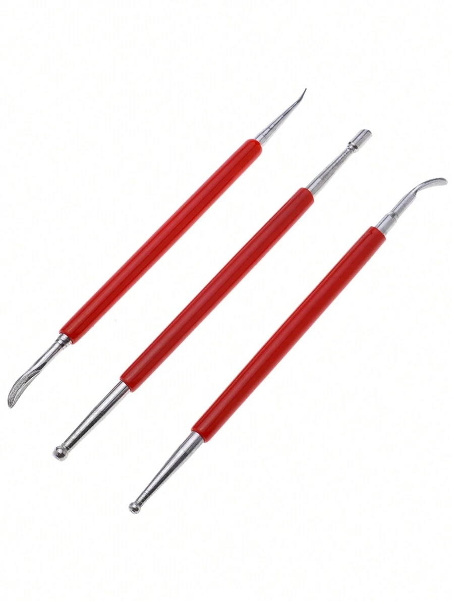 3Pcs/Set Leather Crease Pen Edge Stamping DIY Leather Crease Pen ...