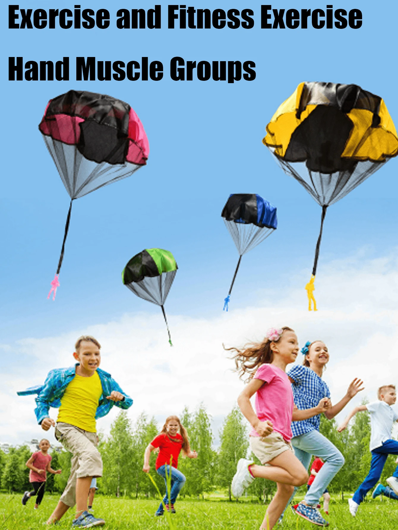 A Children's Outdoor Hand Throwing Parachute Toy With Random Style And ...