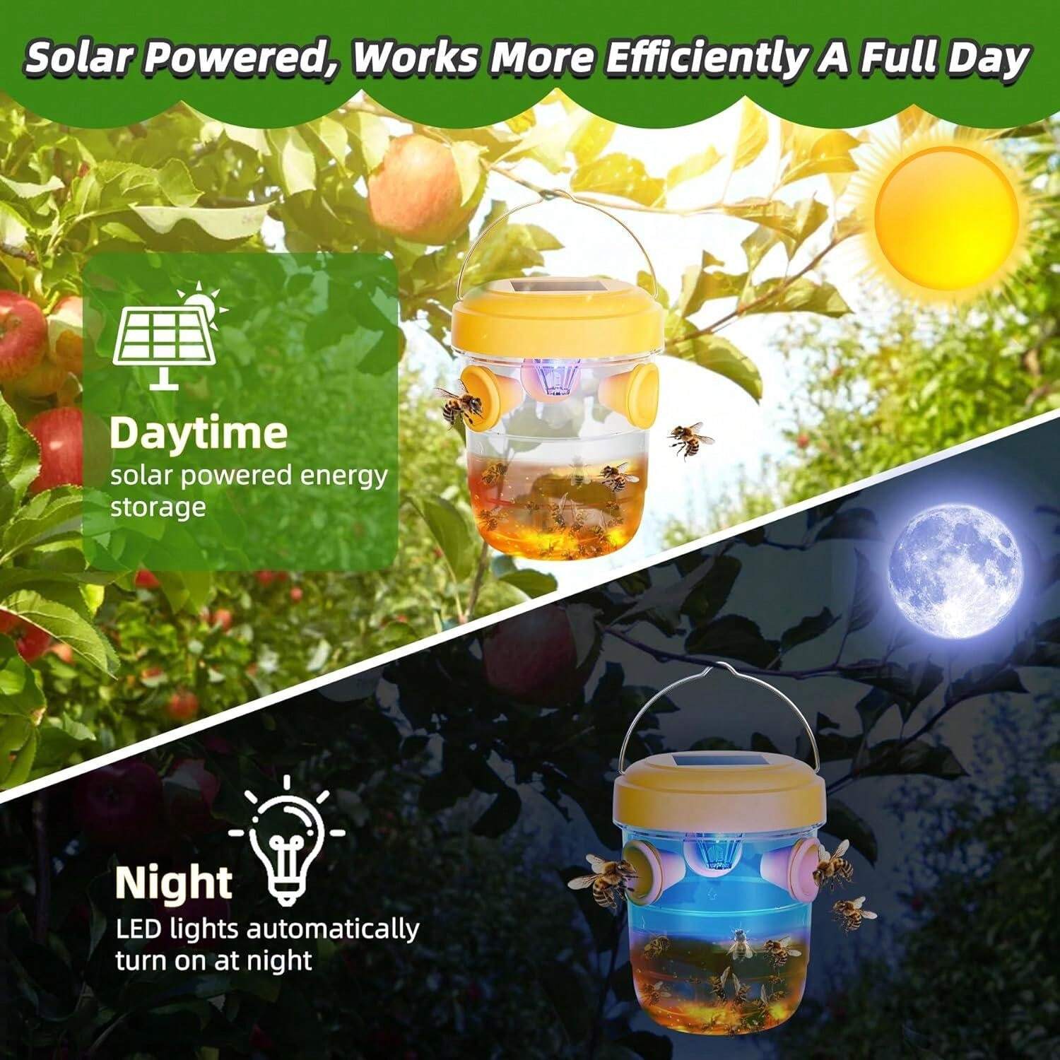 Trampas para avispas para colgar en exteriores, trampas para abejas ...