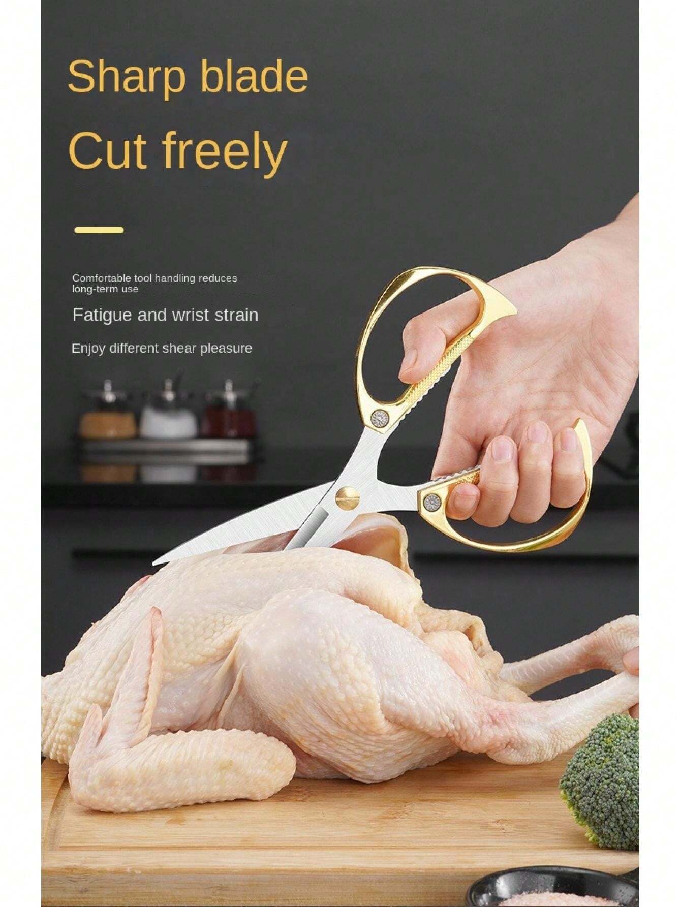 1pc Kitchen Scissors Are Suitable For Heavy-Duty Food And Are Versatile ...